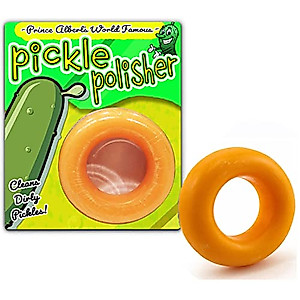 Gears Out Pickle Polisher Soap for Men - Funny Gag Gift for Guys - Weird Shower Gift for Pickle Lovers, Fun Stocking Stuffers, Adult Gift Baskets, Scented Circle Soap