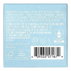 e.l.f. SKIN Holy Hydration! Triple Bounce Serum, 1.7% Hyaluronic Acid Serum For Plump, Bouncy Skin, Great For Hydrating Dry Skin