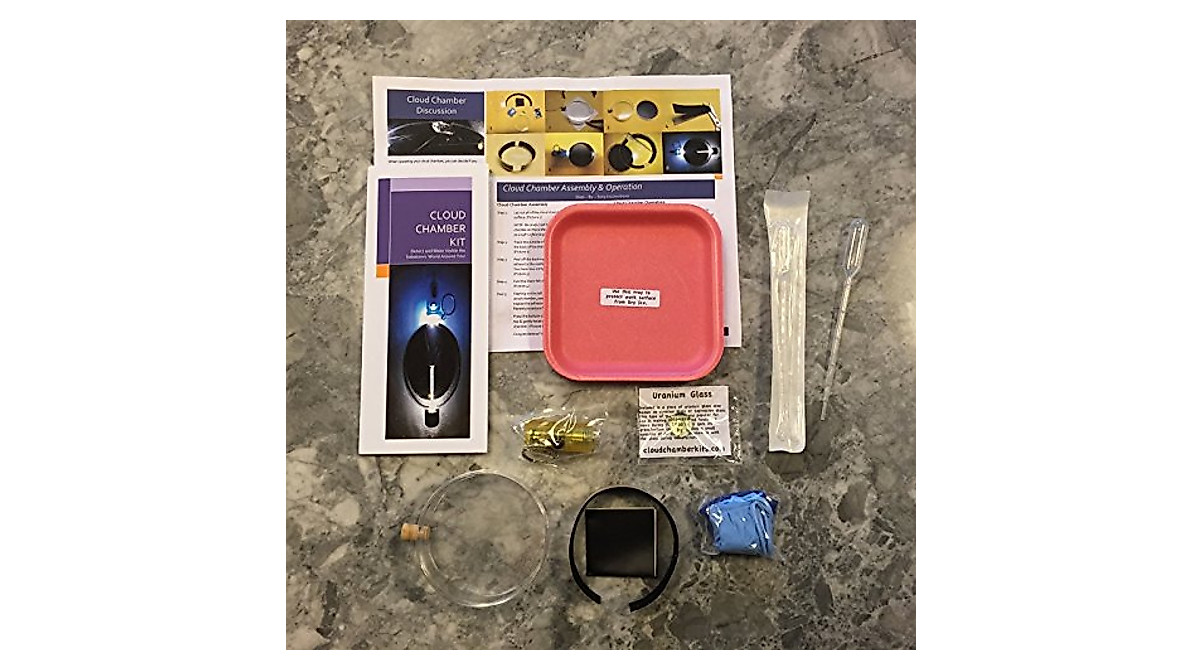 Cloud Chamber Kit for Visualizing Radiation & Particles