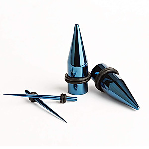 COOEAR Ear Weight Tapers and Plugs Set Tunnels Kit Piercing Gauges Earrings 36 Pieces 14g to 00g Set Gift Jewelry.