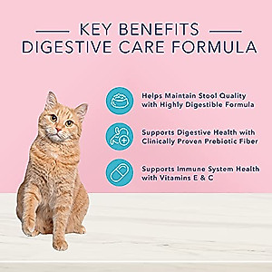 Blue Buffalo True Solutions Blissful Belly Natural Digestive Care Adult Wet Cat Food, Chicken 3-oz cans (Pack of 24)