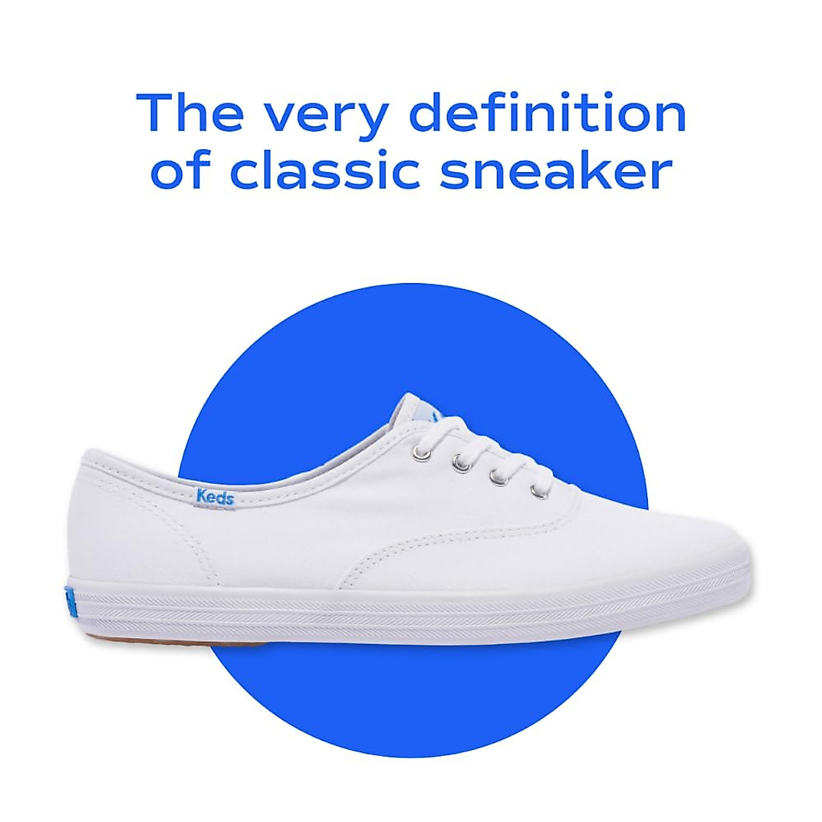 Keds Unisex Champion Lace Up Sneaker, Black Canvas, 9.5 Narrow US Women