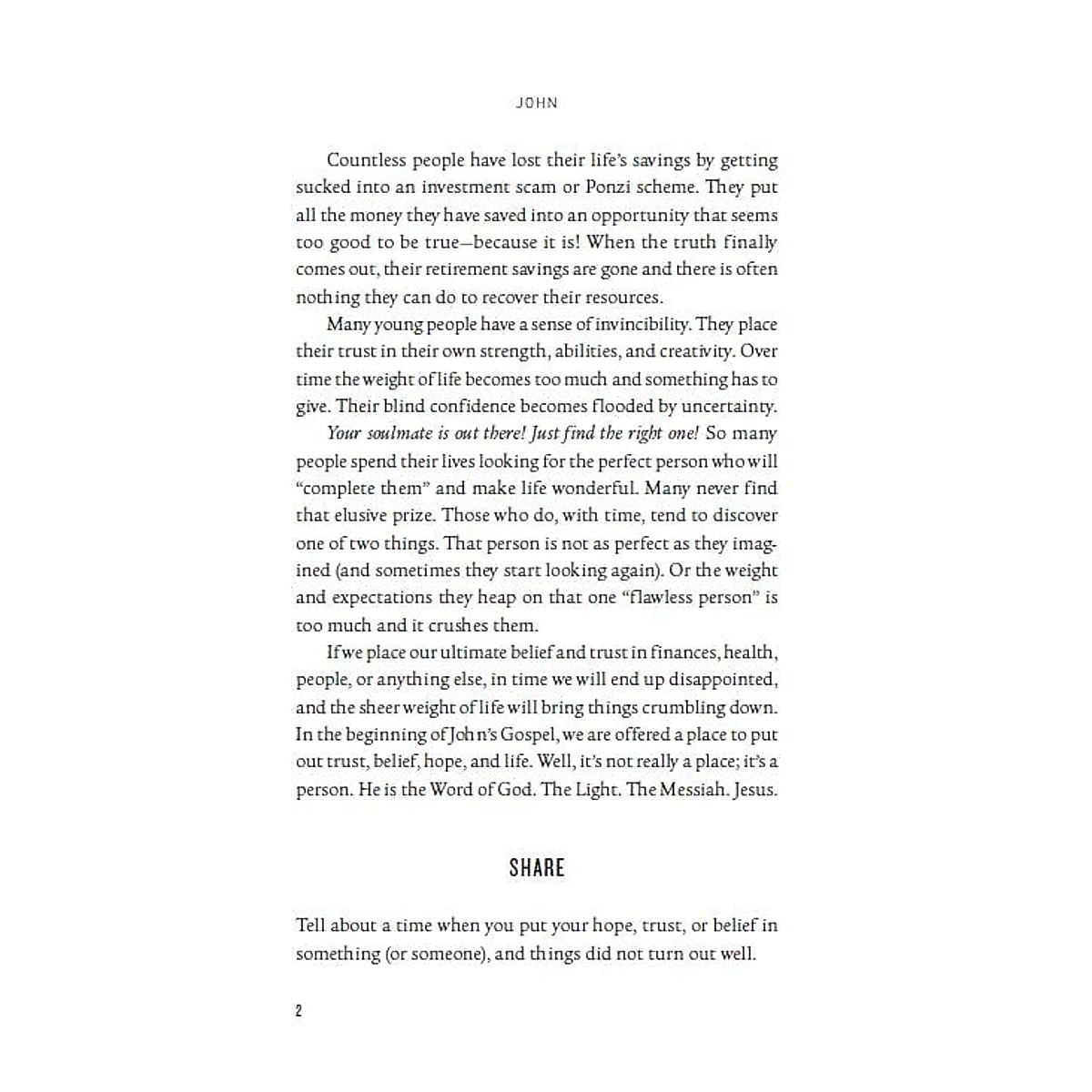 John Study Guide with DVD: Life in His Name (40 Days Through the Book)