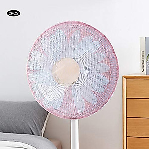 Finger Protector Fan Dust-Proof Cover, Daisy Anti‑Pinch Hand All Inclusive Protective Cover Washable Fan Mesh Cover, Kids for Electric Fan Children Summer(daisy, 16 inches)