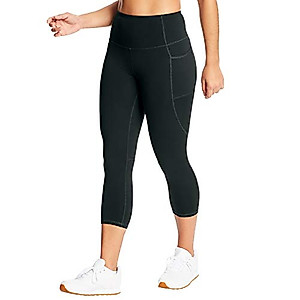 C9 Champion womens High Waist Capri Leggings, Ebony, Large US