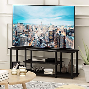 Furinno Simplistic End Table Set with 3-Tier TV Entertainment Stand