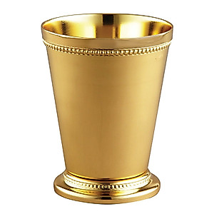Elegance Mint Julep Cup, 12-Ounce, Gold Finish