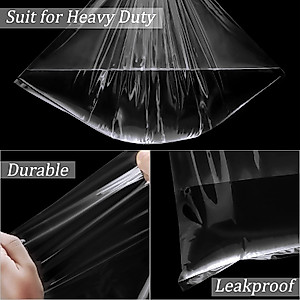 10 Pieces Turkey Brine Bags 5 Gallon Bucket Liner Bags for Marinating and Brining Large Turkey Brine Bag with 328 Feet String for Brining Grilling Food Storage, Heavy Duty Leak Proof