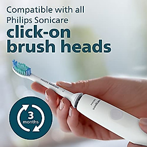 Philips Sonicare 1100 Electric Rechargeable Power Toothbrush, White Grey HX3641/02