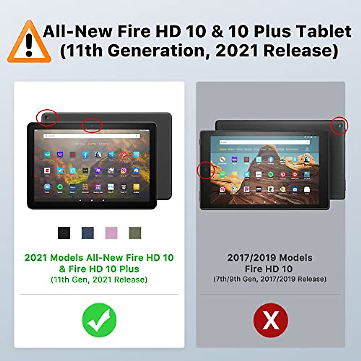 MoKo Case Fits All-New Kindle Fire HD 10 & 10 Plus Tablet (11th Generation, 2021 Release) 10.1", Soft TPU Translucent Frosted Back Cover Protector Multi-Angle Smart Shell, Auto Wake/Sleep, Rose Gold
