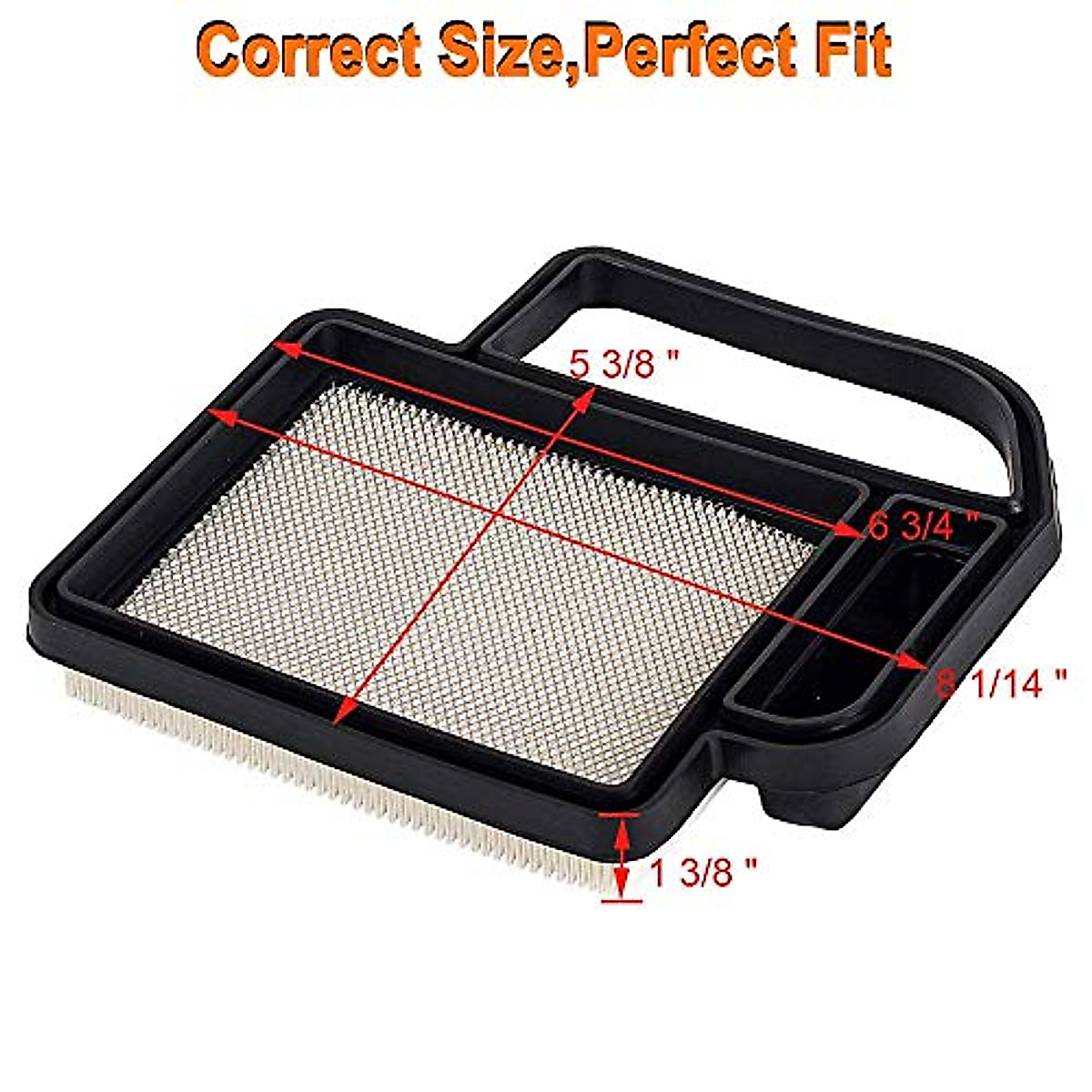 HIFROM Air Filter with Pre Filter Compatible with Kohler SV470-610 15-21 Replace 20-083-06-S 20-083-02S 2008302 Cub Cadet KH-20 883 02-S1 Craftsman 24642 Ariens 21541600
