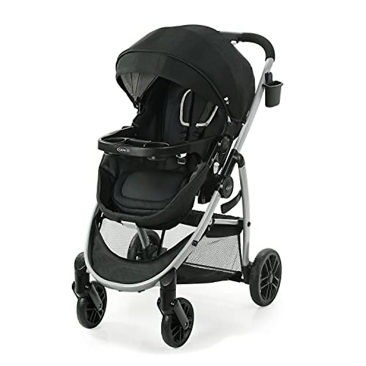 Graco Modes Pramette Stroller, Baby Stroller & 4Ever DLX 4 in 1 Car Seat, Infant to Toddler Car Seat, with 10 Years of Use, Fairmont, 20x21.5x24 Inch (Pack of 1)