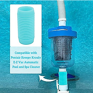 PERTF Female Hose Connector 4" Inch Compatible with Pentair,Kreepy,Krauly Pool Cleaner for E-Z Vac K21241B