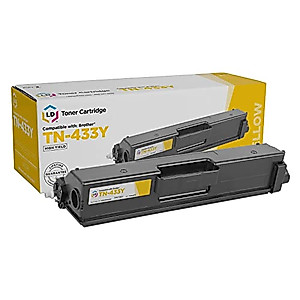LD Products Compatible Toner Cartridge Replacement for Brother TN433Y High Yield (Yellow) for use in HL-L8260CDW, HL-L8360CDW, HL-L8360CDWT, HL-L9310CDW, MFC-L8610CDW, MFC-L8900CDW, & MFC-L9570CDW