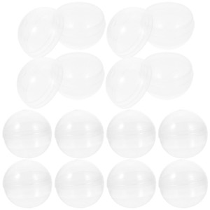 OSALADI Vending Machines 20pcs Vending Machine Toy Machine Transparent Shell Shell for Machine Collection Beaded Storage Packaging Display (70mm New Material 20pc) Multipurpose