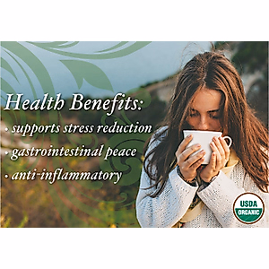 Buddha Teas - Holy Basil - Organic Herbal Tea - For Cognitive Balance & Overall Health - Ayurvedic Tulsi - With Antioxidants - Caffeine Free - 100% Kosher & Non-GMO - 18 Tea Bags (Pack of 1)