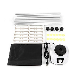 Screen Drying Cabinet, Foldable 20"x16" Assembly Simple Silkscreen Drying Cabinet Assembly Curing Screen Tool w/Shading Light 110v 1200W