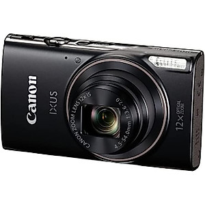 Canon Ixus 285 HS Black, 1076C001 (International Model) (Renewed)