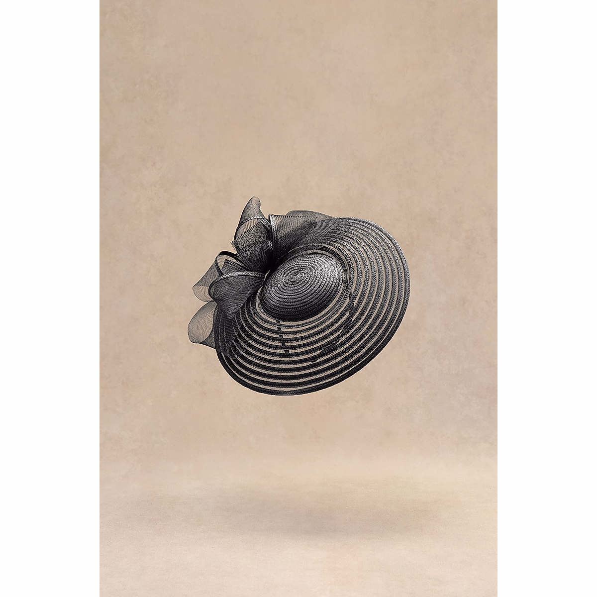 BABEYOND Derby Hats for Women - Fascinators Tea Party Hats Headband Wide Brim Fascinator Wedding Cocktail Feathers