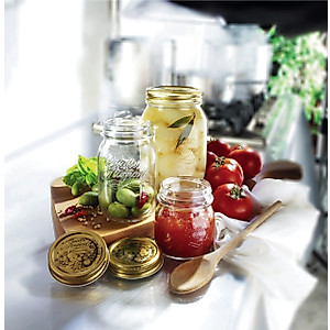 Bormioli Rocco Quatro Stagioni 1-Liter (33.75) Canning Jar - Clear