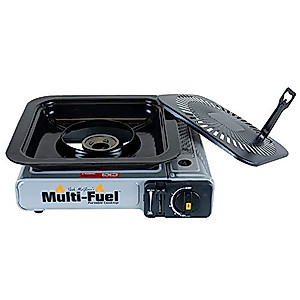 CanCooker Portable Conversion Grill | Easily Convert The Multi-Fuel, Portable Cooktop, or ANY Burner to a Grill, Black, 12 x 12 x 3