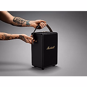 Marshall Tufton Bluetooth Speaker, Black & Brass