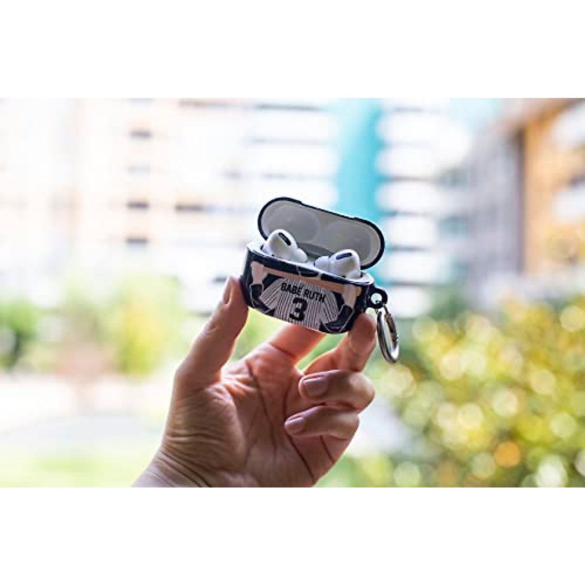 Custom Baseball Jersey AirPods Pro Case - Add Your Name Number Best Personalized AirPods Case for Baseball Fan