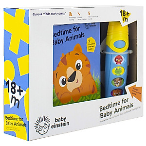 Baby Einstein - Bedtime for Baby Animals Pop-up Book & Flashlight set - Play-a-sound - PI Kids