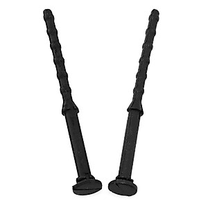 ZRM&E 25pcs 67mm Screw Pin Rivet Rubber Screw for Fan with Closed Screw Mount Silicone Screws Noise Reduction Equipment, Black