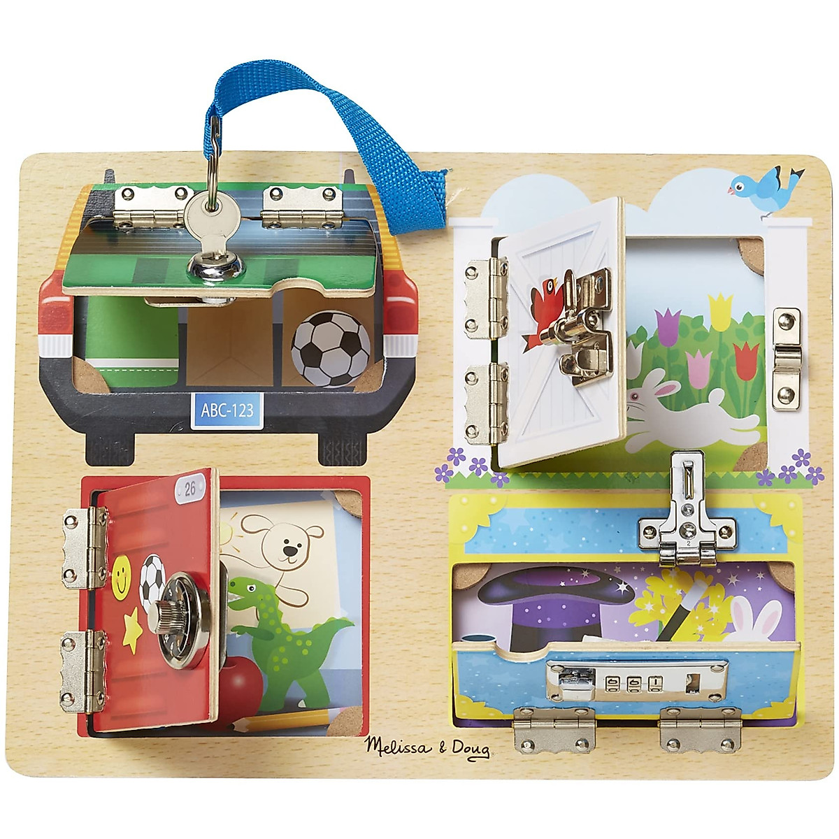 Melissa & Doug Lock & Latch Board