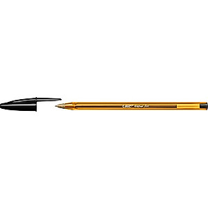 BIC Cristal Original, Ballpoint Pens, Every-Day Biro Pens with Fine Point (0.8 mm), Ideal for School and Office, Black, Pack of 50