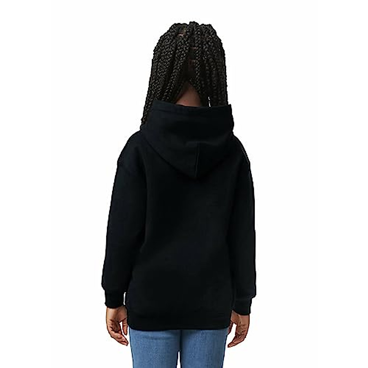 Gildan Youth Hoodie Sweatshirt, Style G18500B, Black, X-Large