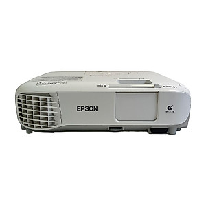 Epson PowerLite 108 3LCD Projector 3700 ANSI HD 1080p LAN H860A USB A/B Bundle HDMI Cable Power Cable Remote Control