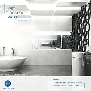 Perlglow 18 Pack 4 inch Gimbal Square Downlight Luminaire, Black Finish, LED Recessed Light Fixtures Dimmable 14W=120W, 1100 Lumens, CRI 90+, IC Rated, ETL Listed, 3CCT Selectable 3000K|4100K|5000K