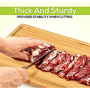 Utopia Kitchen Extra Large Bamboo Cutting Board (Natural, X-Large)