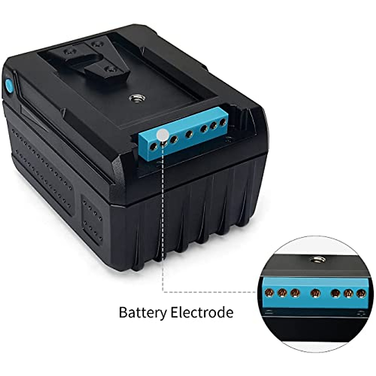 ANDYCINE Mini V-Mount Battery V-Lock 95Wh 10A Draw Batteries with Dual D-Tap & USB-A Output to Power Camcorder Camera,Compatible with BMPCC 4K,6K, Led Studio Lights(Battery Charger NOT Includ)