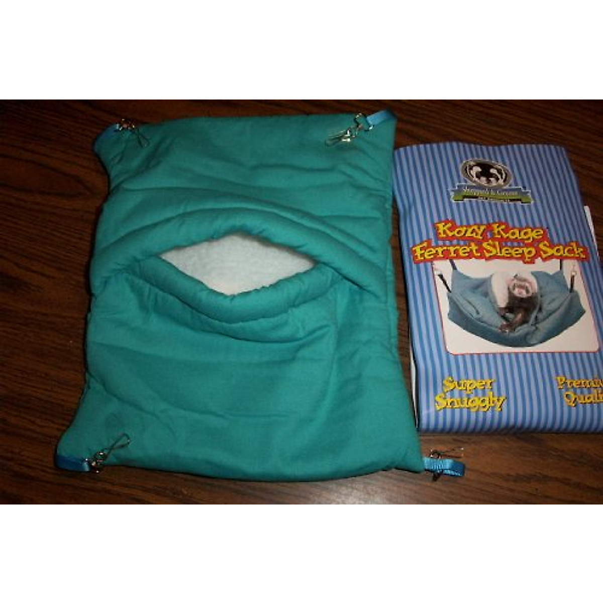 Sheppard & Greene Ferret Cage Bed Hammock Sleep Sack (Teal)