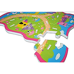 Buddy and Barney Bath Unicorn World Activity Set | Light up Floating Bath Toys for Toddlers | Set of 12 Floating Jigsaw Puzzle, 12 Foam Bath Stickers and Unicorn Water Squirter with Mesh Storage Bag