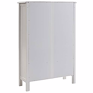 Signature Design by Ashley Miranda Accent Cabinet, 32"W x 12"D x 47"H, White