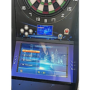 Heavy Duty Electronic Non Coin Operated Take Aim Dart Machine with 23" Monitor