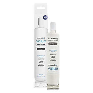 Everydrop Value by Whirlpool Ice and Water Refrigerator Filter 5, EVFILTER5, 1 Pack