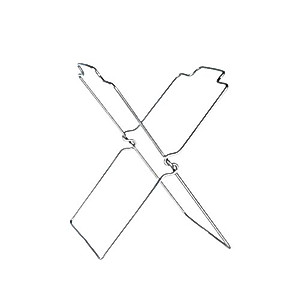 Cabilock Metal Stand Dish Cloth Holder Stainless Steel Garbage Bag Shelf Countertop Folding Trash Bag Bracket Dishcloth Towel Holder Organizer Rack Folding Bracket Metal Brackets