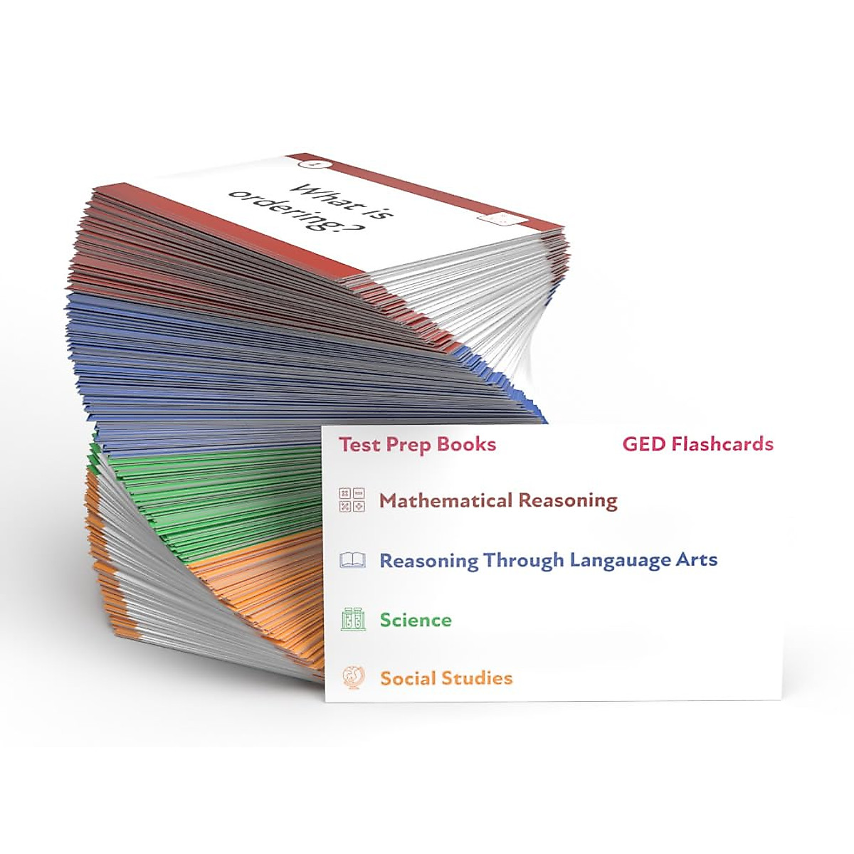 GED Study Cards 2025-2026: GED Test Prep and Practice Questions for All Subjects [2nd Edition]