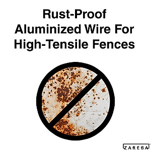 Fi-Shock FW-00018D 17 Gauge Aluminum Wire for Electric Fencing, 250 ft