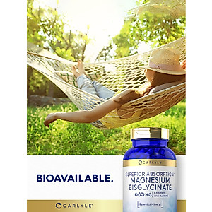 Carlyle Buffered Magnesium Bisglycinate 665 mg | 250 Capsules | Chelated Essential Mineral | Non-GMO and Gluten Free Supplement