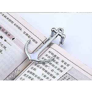 Vbcdgfg Book Page Holder Book Mark Bookmarks for Men Book Markers for Men Page Anchor Book Page Marker marcadores Anchor Marker Beyond Bookmarks Book Marker (Black), 2.6
