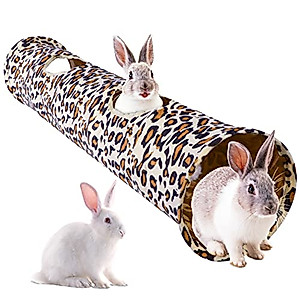 POPETPOP Collapsible Cat Tunnel Play Toy Foldable Tube, Cat Tunnels Ferret Tunnels and Tubes Tube Fun for Rabbits, Kittens and Small Animals
