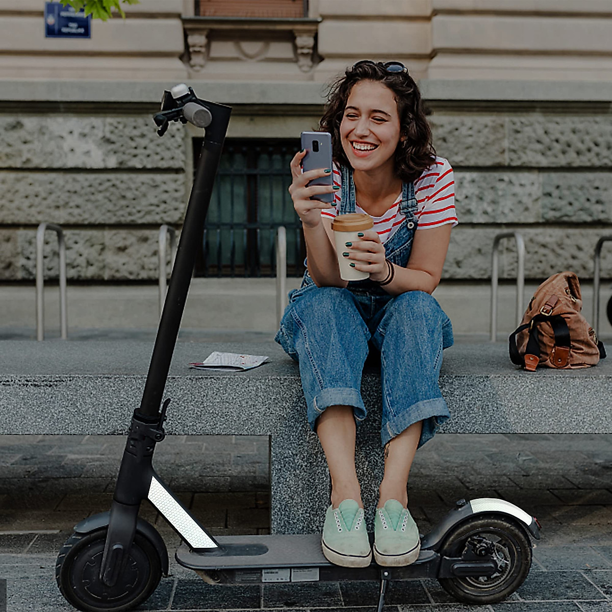 STARREY Flexible Reflective Tape White Silver 1 Inch X 15 Feet High Intensity Grade DOT-C2 Safety Tape Waterproof Conspicuity Trailer Reflector