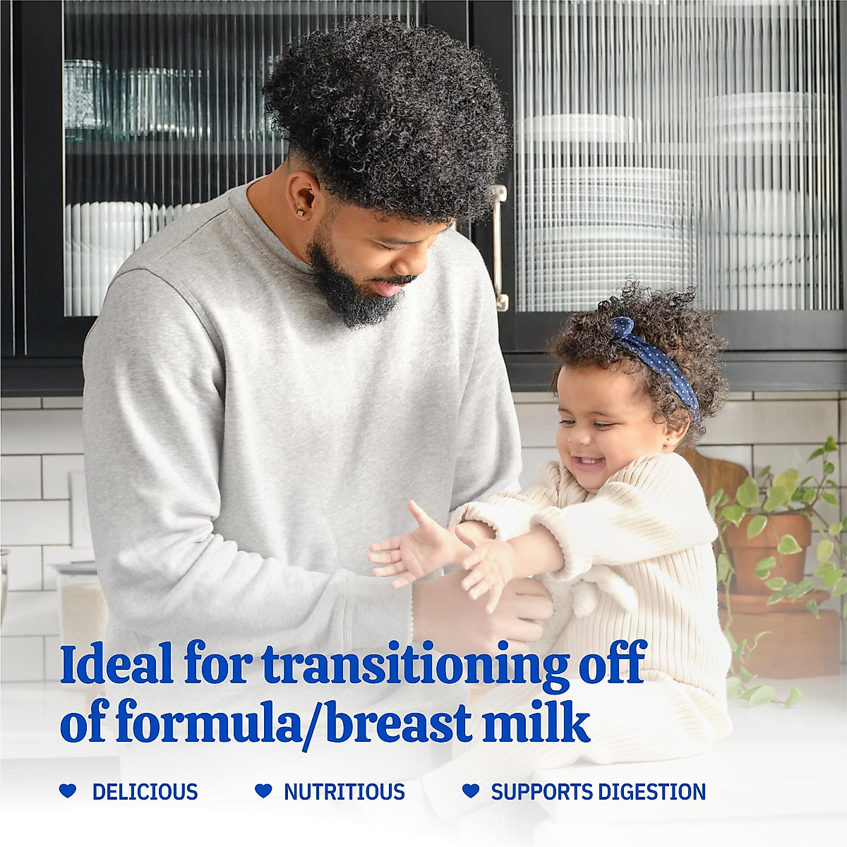 Baby's Only Organic Dairy with Whey Toddler Drink, Milk Powder with Extra Whey Protein, Iron, Vitamin D, Toddlers 12 Months Old and Up, Organic Toddler Drink, Easy to Digest, 12.7 oz, 6 Pack