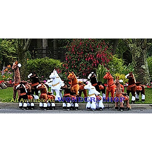 Ponycycle Pony Cycle Ride On Horse Size Medium Brown